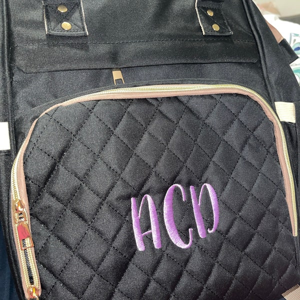 Diaper Bag, Personalized Diaper Bag, Monogrammed Diaper Bag, Monogram ...