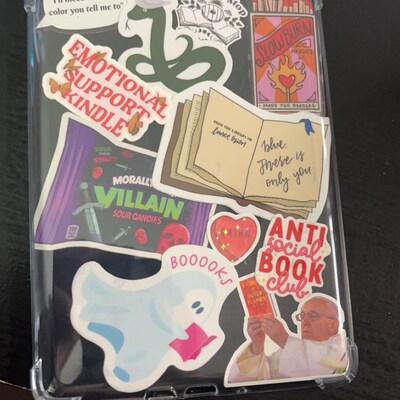 Iced Coffee and Spicy Books Sticker Bookish Merch Book Lover - Etsy