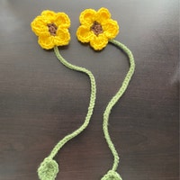 Tulip Bookmark Crochet PDF Pattern Easy Beginner Crochet Tutorial ...