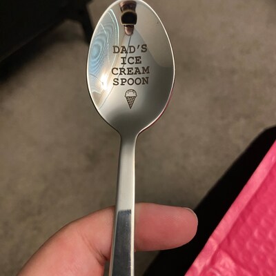 Dads Ice Cream Spoon, Christmas Gifts for Dad From Daughter, Dads Ice ...