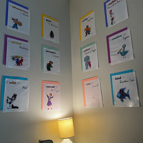 10 Children’s Bible Verse Posters - Watercolor Scripture - Sunday ...