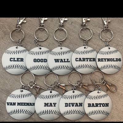 Baseball Bat Bag Tag Baseball Mom Tag Baseball Coach Gift - Etsy