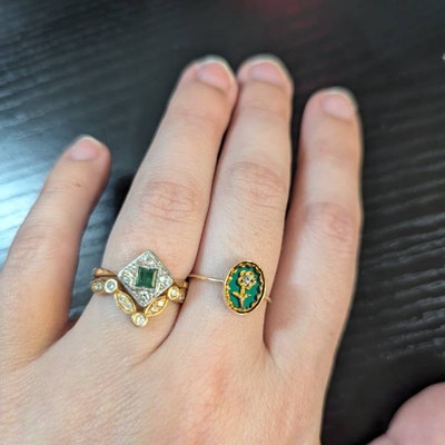 Genuine 2 Dos Peso Dangle Coin Pendant in Solid 14kt Gold Setting and ...