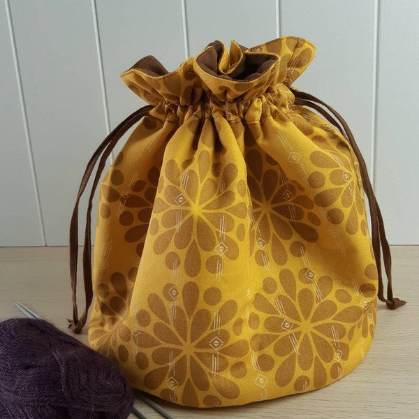 Drawstring Dilly Bag PDF Pattern With Six Internal Pockets; Drawstring ...