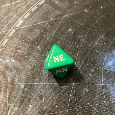 Compass Dice Direction Die D8 eight Sided Choose Your Color RPG Tool ...