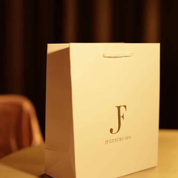 Personalised Logo Gift Bags - Customised Gift Bags With Gold/silver ...