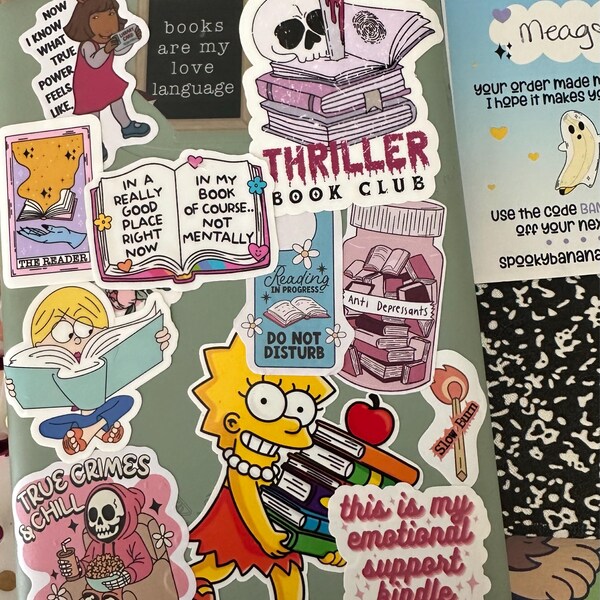 Books Are My Favorite Sticker, Literary Sticker, Book Lover Decal ...