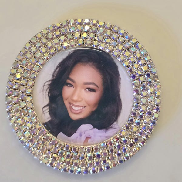 Balloon Purple Heart: Magnet for Pageant Contestant Number Sashes ...