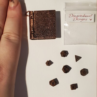 Steampunk Miniature Locket Style Book Pendant With Metal Micro ...