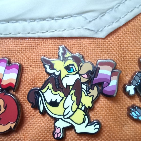 Assorted Fursona Pins | Furry Enamel Pins - Etsy
