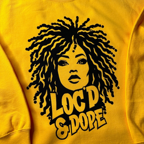 Loc'd and Dope SVG, Locs Svg, Png, Dxf, Cut File - Etsy