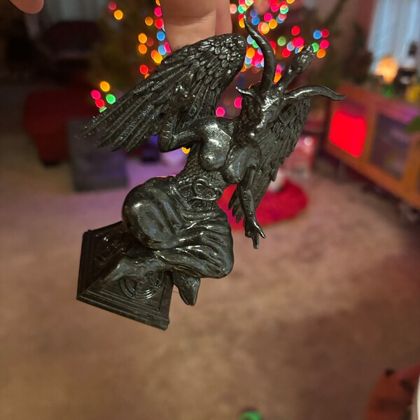 Baphomet Christmas Tree Topper 5" Tall - Etsy