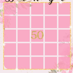 1000 Jumbo Bingo Cards Pdf Download, 1 per Page, Instant Printable Fun ...