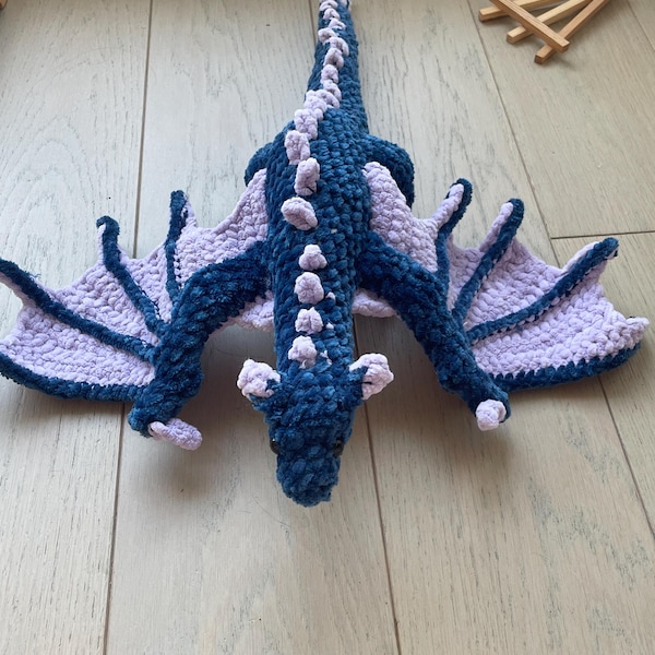 Plated Wyvern Crochet Pattern - Etsy Canada