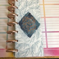 Editable Skinny Mini Bright Rainbow Undated, Horizontal Weekly Planner ...