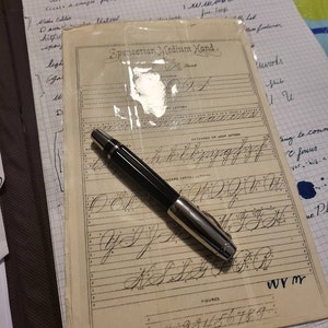 Duke D2 Black Double Nib Fountain Pen Fude Nib Calligraphy Pen - Etsy