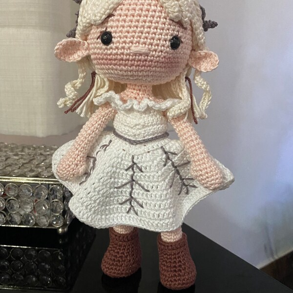 Snowflake Elf Amigurumi Doll Pattern - Etsy