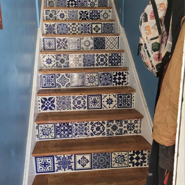 Box of 20 BLUE and WHITE Assorted Talavera Tiles 6 X 6" Inch - Handmade ...