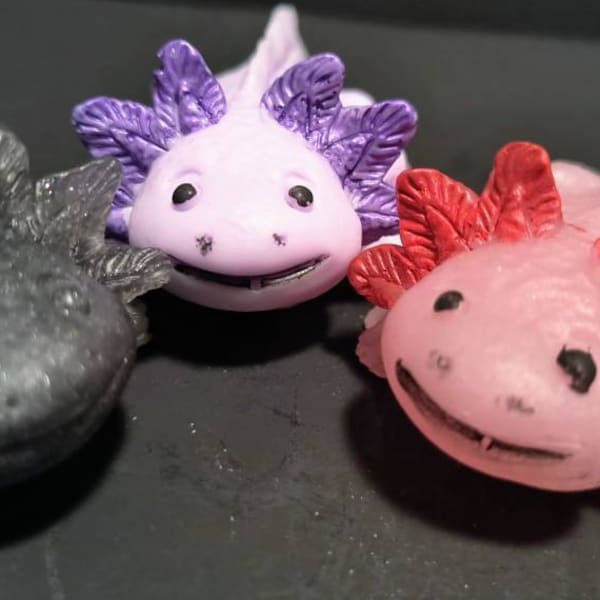 Axolotl Silicone Mold - Baby Salamander, Soap/resin Supplies - Etsy