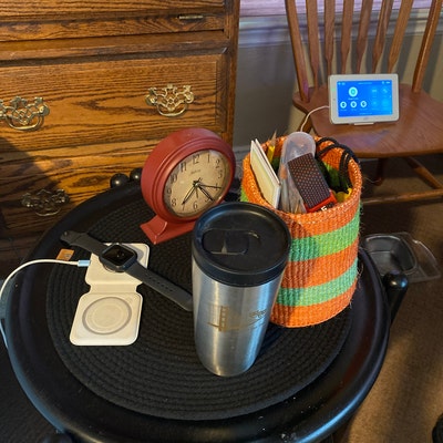 Colorful Round Placemats Set of 4, Handmade Braided Dining Mat in Lilac ...