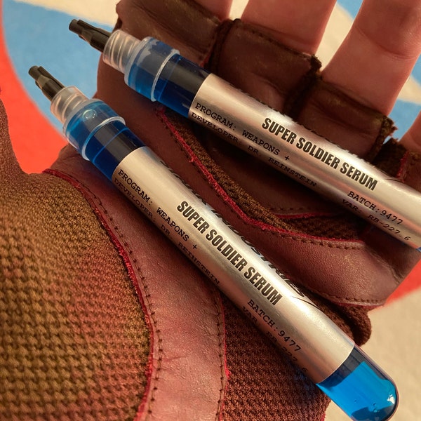 Stark Industries Captain America Super Soldier Serum Auto Injector. - Etsy