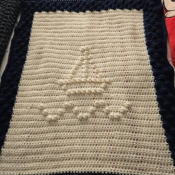 CAT BOBBLE BLANKET Crochet Pattern, Baby Blanket Crochet Pattern, Easy ...