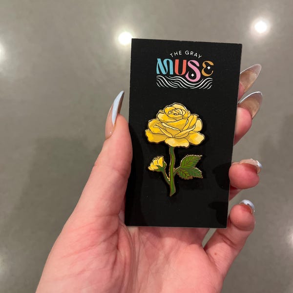 Sewing Machine Interactive Sliding Needle Enamel Pin, Artsy Brooch ...