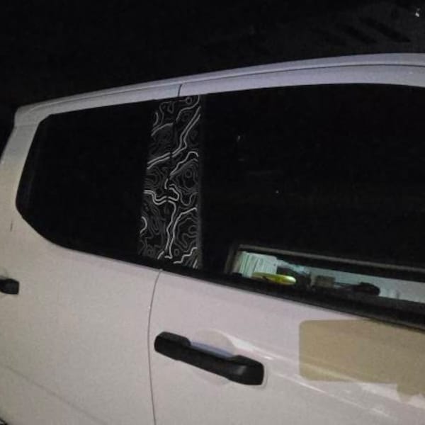 TACOMA 3RD. Gen Rear SIDE Window Decal Sticker Fits 2019-23 (various ...