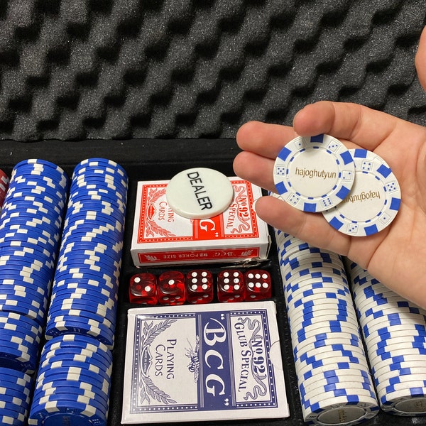 500 Personalized Poker Chip Set - Great Holiday Gift! - Etsy