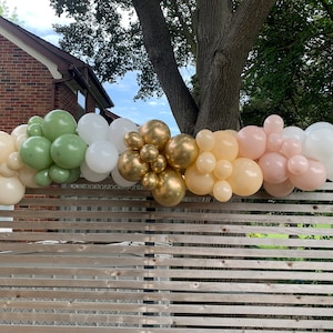 Blush Eucalyptus Balloon Arch DIY Kit Sage Green Bridal Shower Green ...