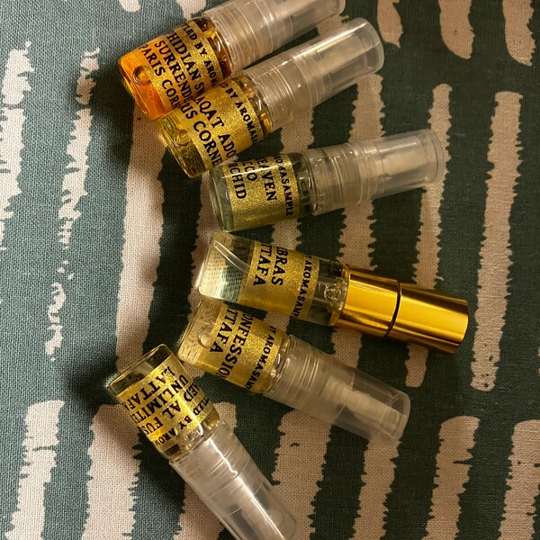 CAFFE LATTE Khadlaj Perfume SAMPLE in Glass Atomizer 2ml, 3ml, 5ml, 10ml | Middle Eastern Arab ...