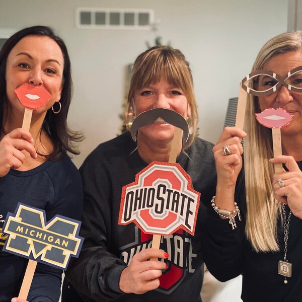 40 Football Printable Any Team Photo Booth Props, American Football ...