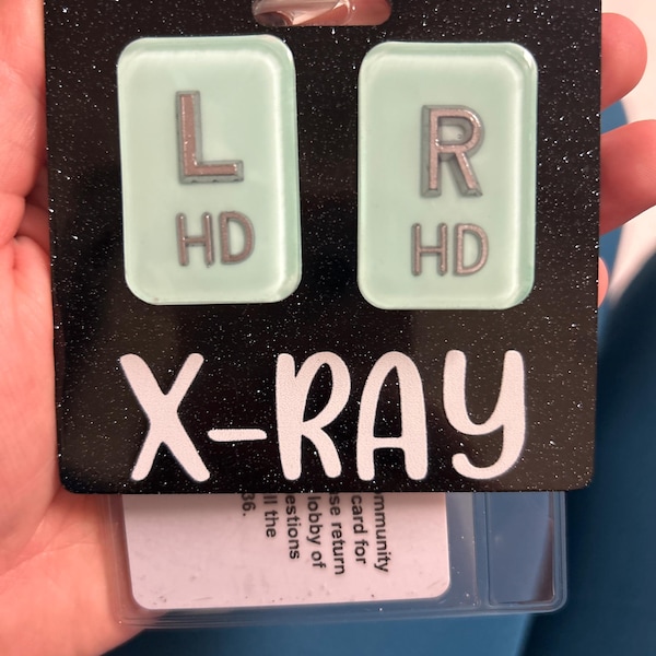 Checkered Two Tone Mint and Mauve Xray Markers- 16 Different Colors ...