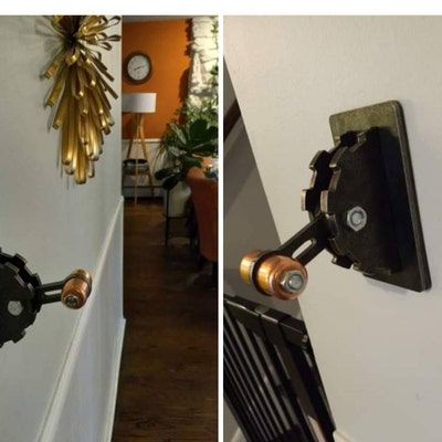 Steampunk Industrial Light Switch Cover With Lever and Copper Handle ...