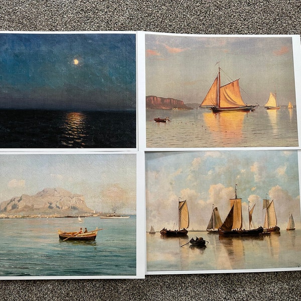 ART PRINT | Goose and Gosling Oil Painting | White Goose Wall Art Decor ...