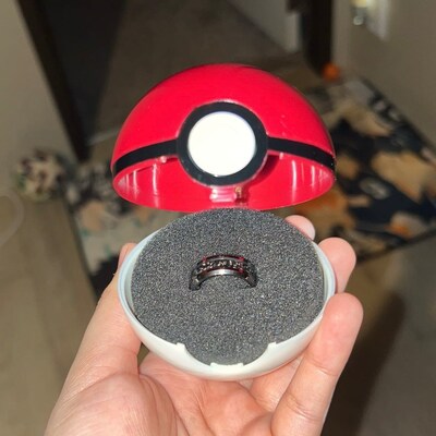 Pokemon Pokeball Ring Box - Etsy