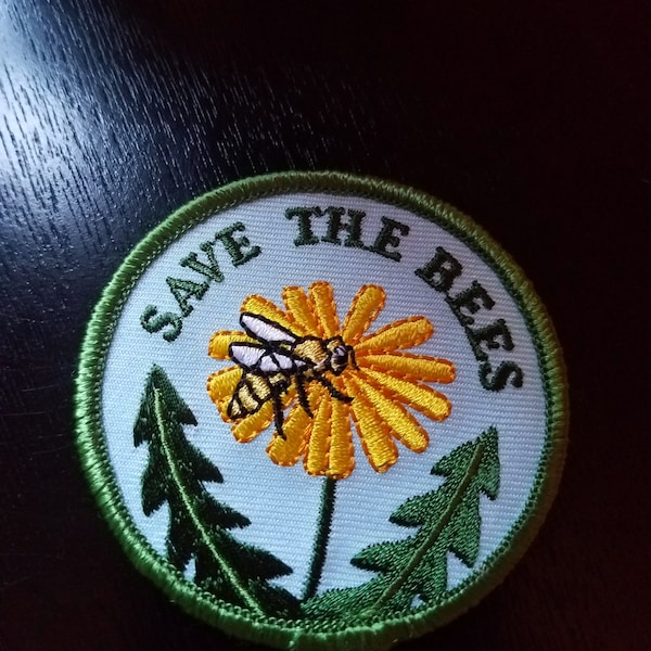 Save the Bees Embroidered Scouting Patch - Etsy