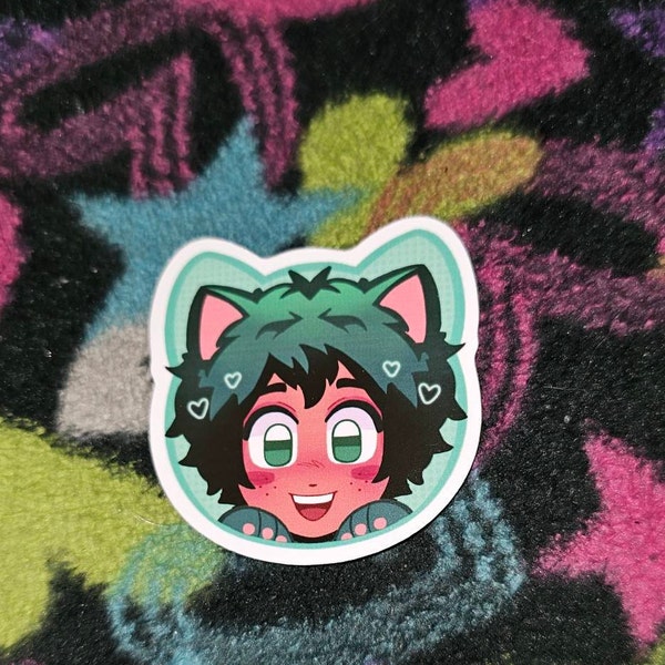 MHA Kitty Stickers - Etsy