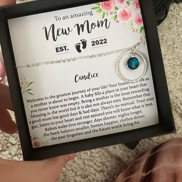 New Mom Gift Jewelry, First Time Mom Gift for First Mother's Day ...