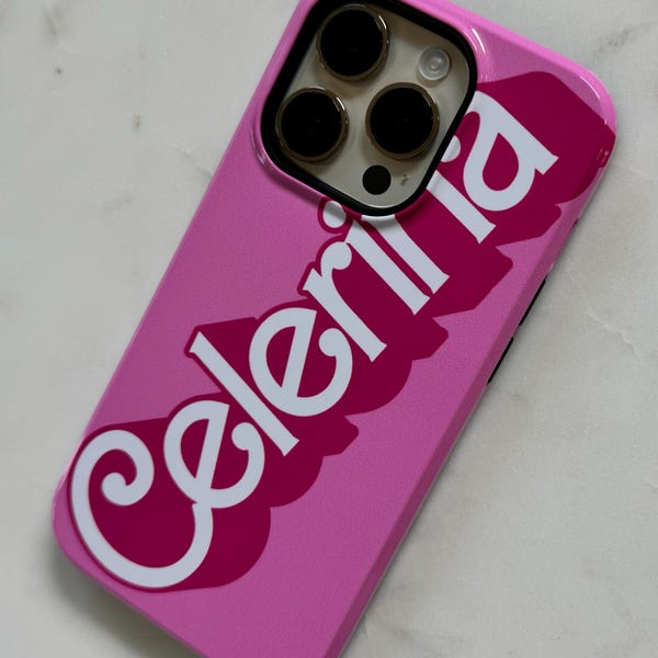 Two Custom Couple Phone Case Custom Name Phone Case Set Personalized ...