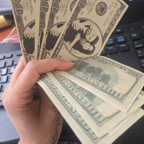 Your Face on Money Template, Favors for Guests, Game Money, 100 Dollar ...