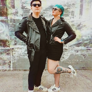 Steampunk Handmade the Creep Show Outfit, Women's Punk Rock Biker's ...