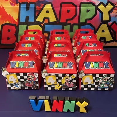 Custom Mario Style Name Sign Personalized Desk Sign Boy Gift for Girl ...