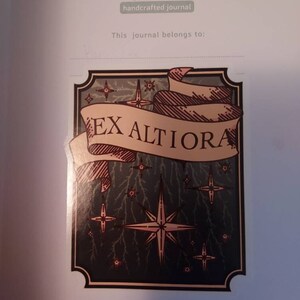 Ex Altiora Sticker - Etsy