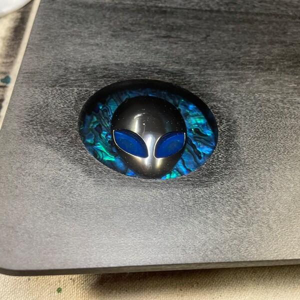 Metal 3D Quality Alienware Alien Head Car Decals Sticker Emblem -silver ...