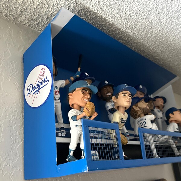 Dodgers Flying Ball Magnet, Dodger Sugar Skull Magnet, Blue Baseball ...