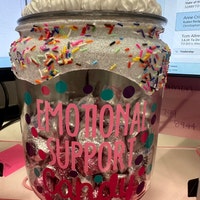 Personalized Funny Glass Candy Jar for Emotional Support, Custom Office ...