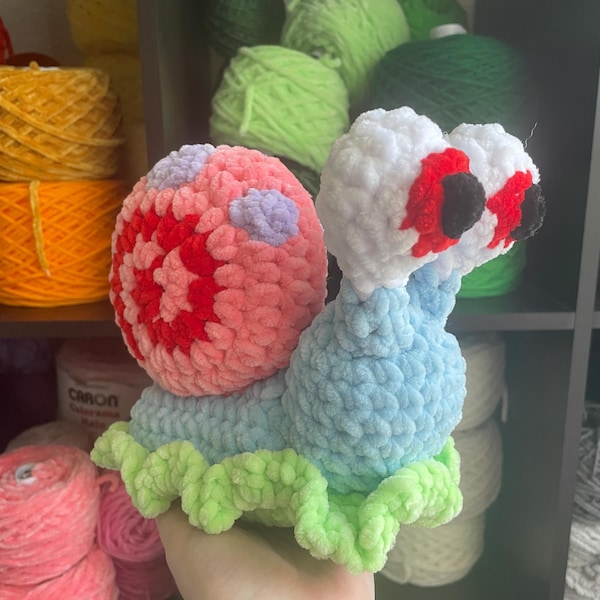 Crochet Pattern: Sea Snail, PDF, Amigurumi (english and French Version ...