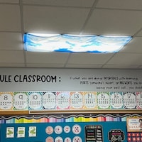 One Rule Classroom Wall Vinyl Decal, Classroom Door, Be Your Best Decal ...