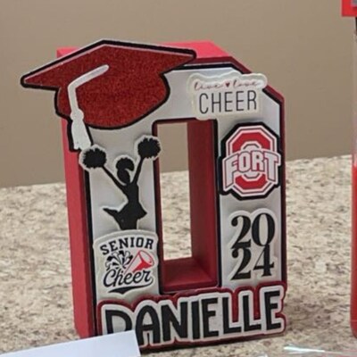 Cheer Team Gifts 3D Letter Personalized Cheerleader Gift Cheer Coach ...
